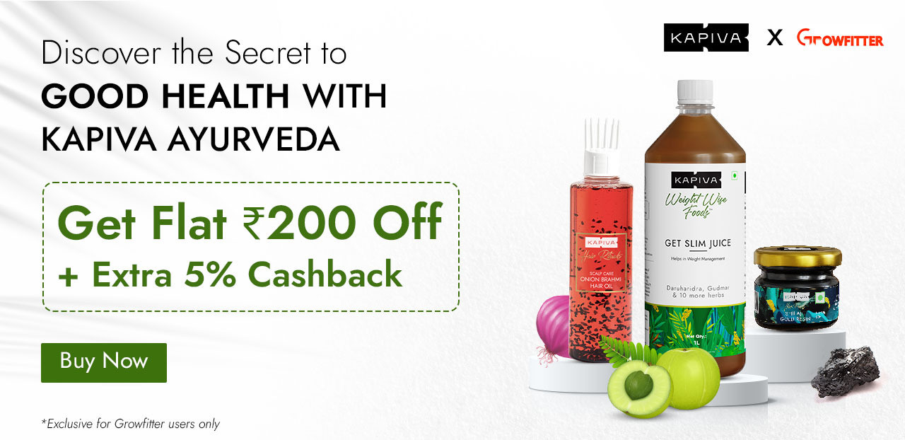 Growfitter Exclusive Offer - Kapiva