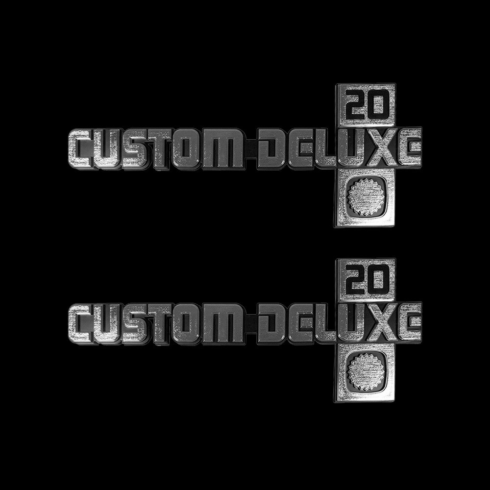 1981-87 Square Body Chevy Custom Deluxe Fender Emblem 20