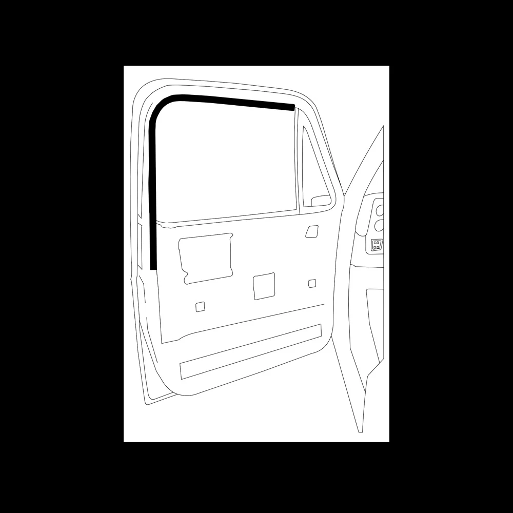 1973-80 Square Body Chevy & GMC Truck Glass Run Window Channel Seal (ea.)