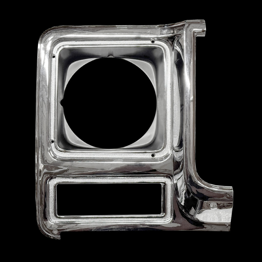 1979-80 Square Body Chevy & GMC Truck Round Headlight Bezel, Right