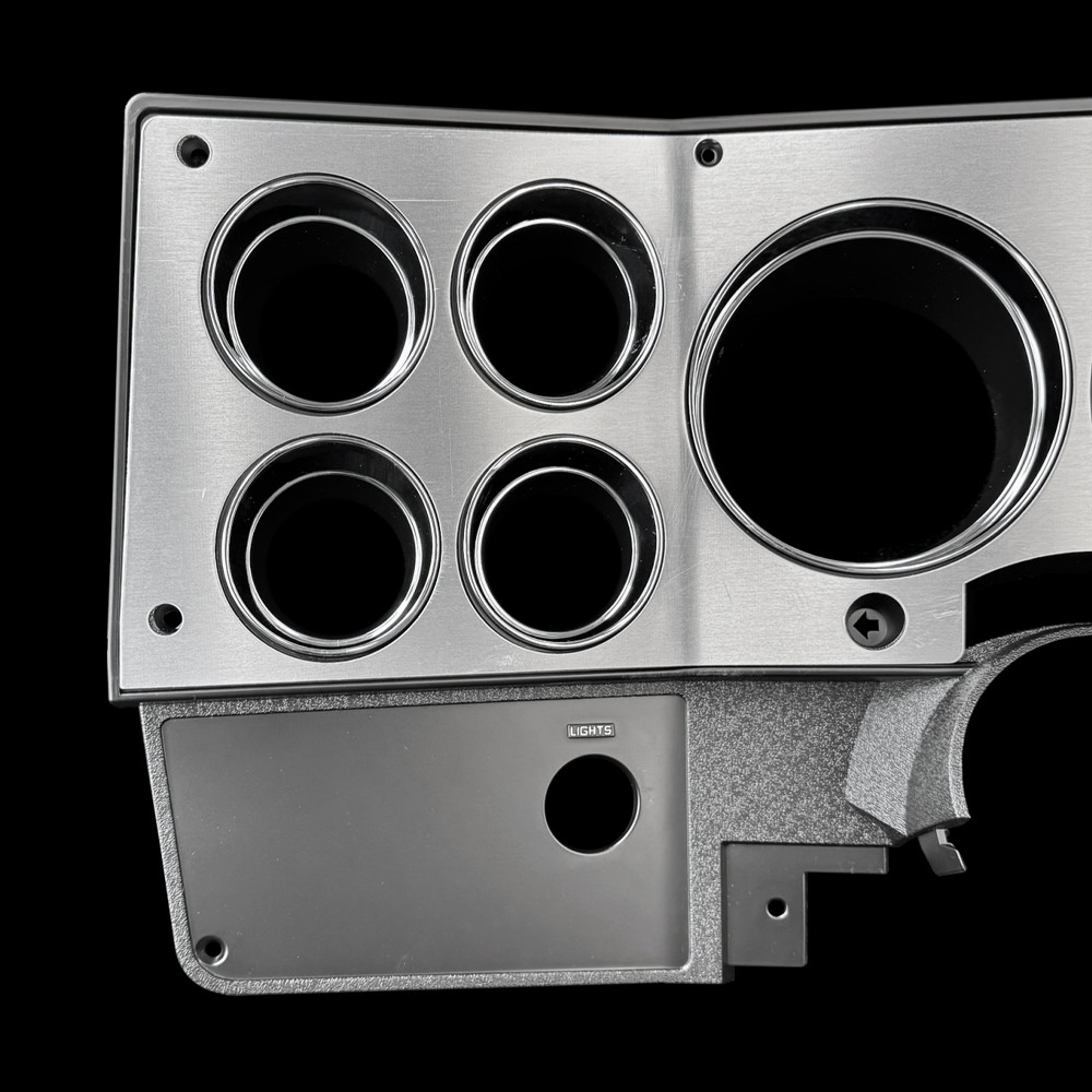 1984-87 Square Body Chevy & GMC Truck Brushed Aluminum Dash Instrument ...