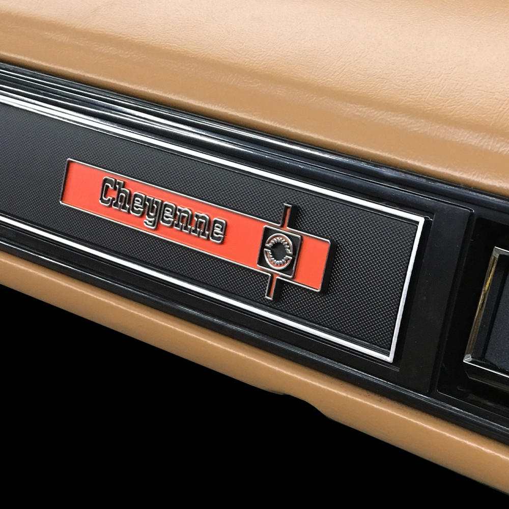 1975-80 Square Body Chevy Truck Cheyenne Dash Emblem