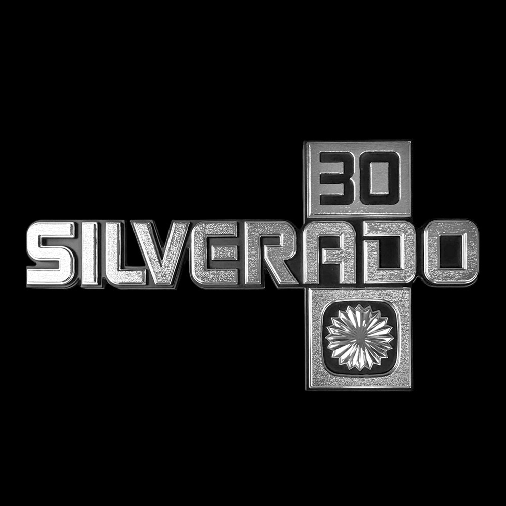 1981-87 Square Body Chevy Truck SILVERADO 30 Fender Emblems