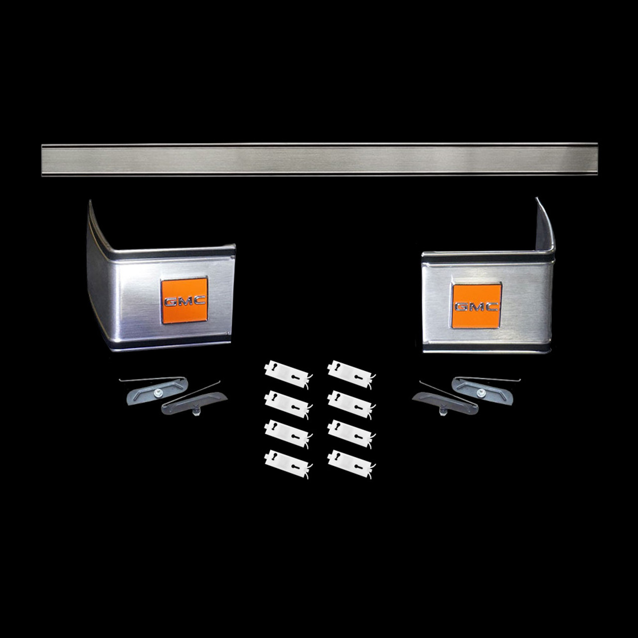 1973-80 Square Body Chevy Truck Back Cab Molding Kit, with GMC Emblems ...