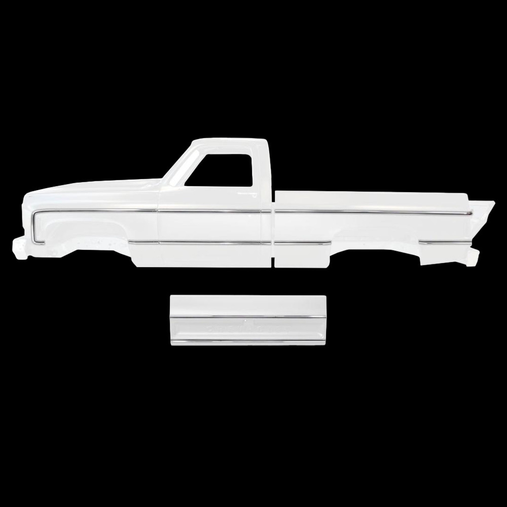 1973-80 Square Body Chevy & GMC Truck Fleetside Body Side Molding Set ...