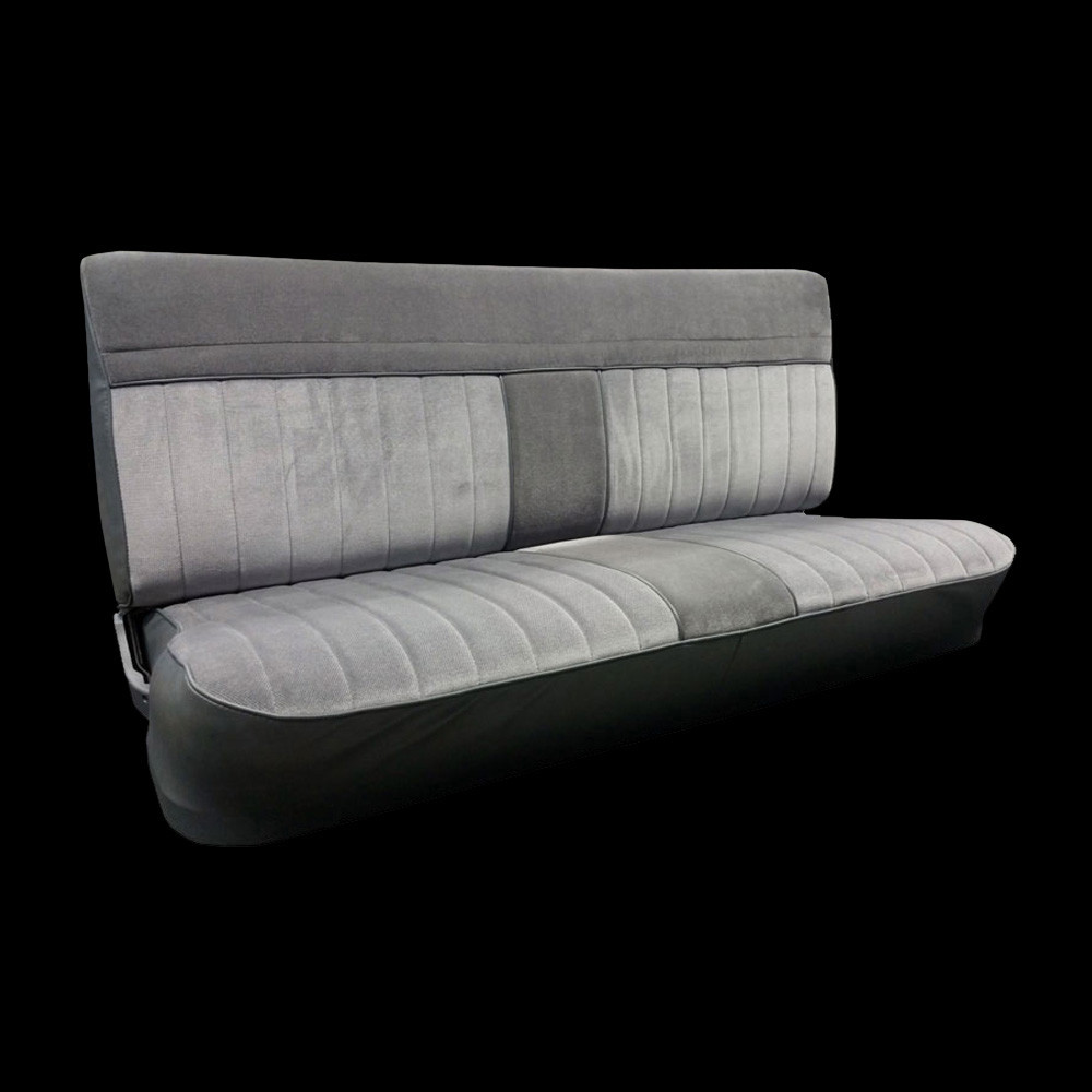 1981-91 Square Body Chevy & GMC Crew Cab Truck Rear Vinyl & Cloth Bench ...