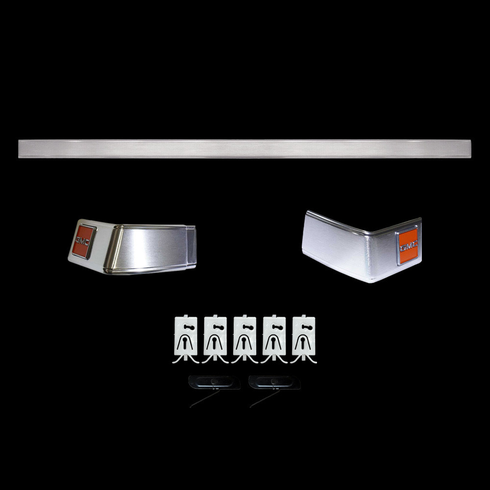 1981-87 Square Body Chevy Truck Back Cab Molding Kit, with GMC Emblems