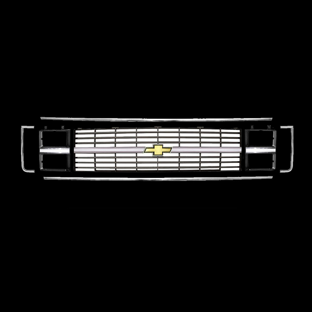 1985-87 Square Body Chevy Truck Grille Kit, Dual Headlights