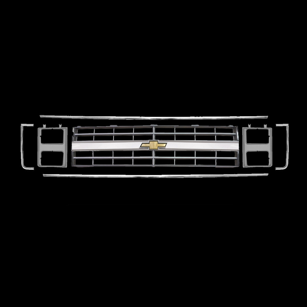 1985-87 Square Body Chevy Truck Grille Kit, Single Headlights ...