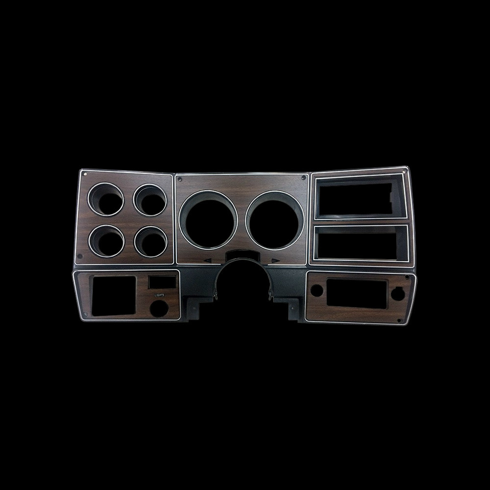 1978-80 Square Body Chevy & GMC Truck Woodgrain Dash Instrument Bezel ...