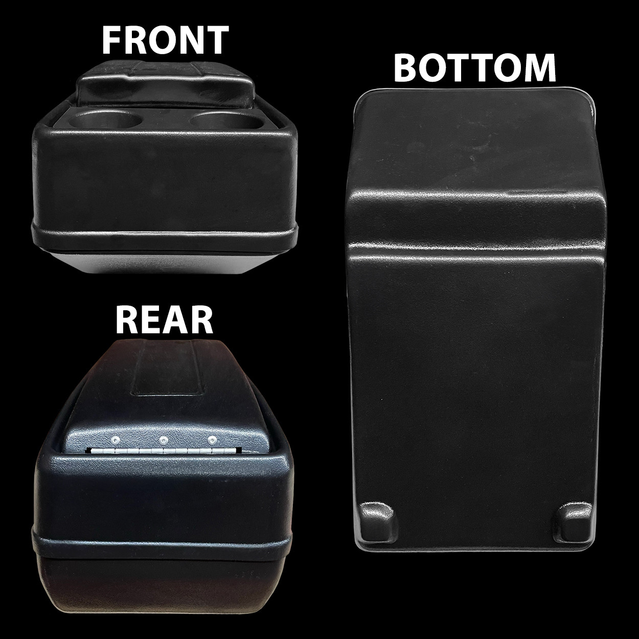 1973-87 Square Body Chevy & GMC Truck Complete Floor Console, Black