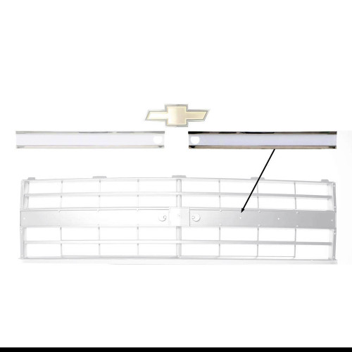 1985-87 Square Body Chevy Truck Grille Kit, Dual Headlights