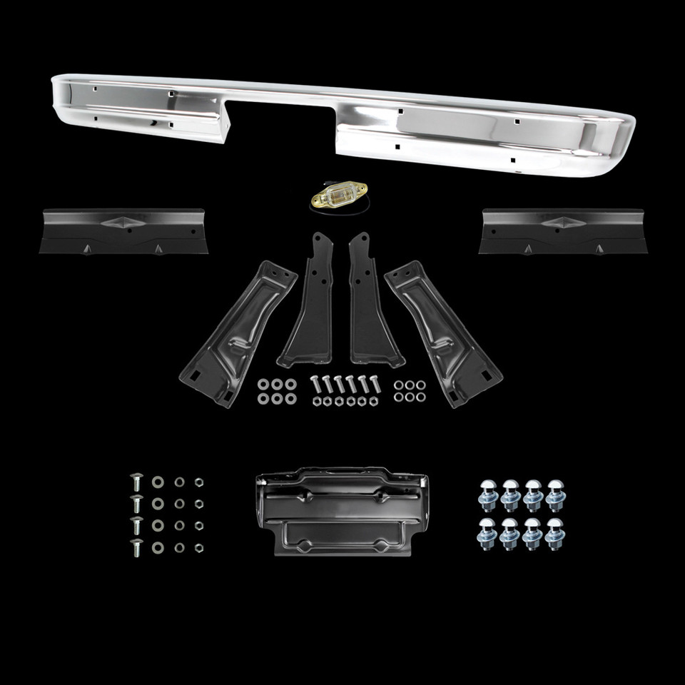 1981-87 Square Body Chevy & GMC Truck Fleetside Rear Sport Bumper Kit ...