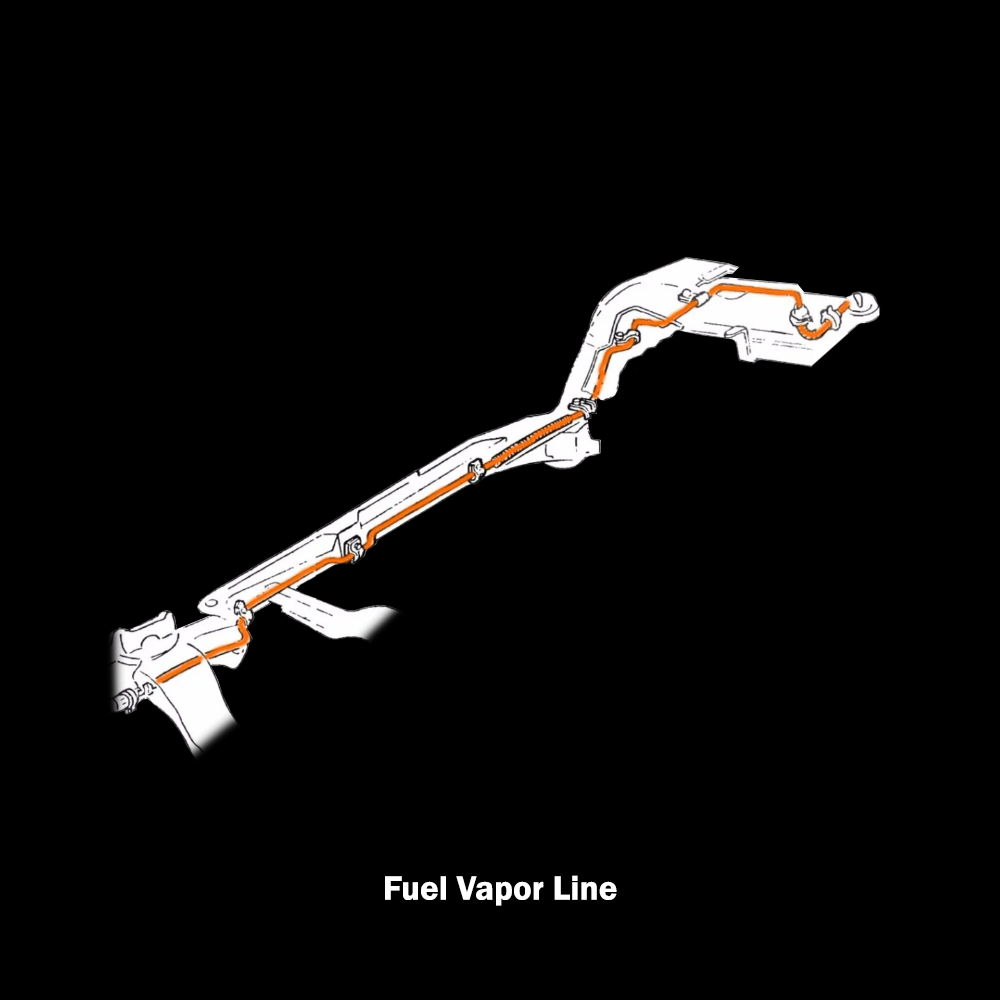 1981-89 Square Body Chevy & GMC Suburban 4WD, Fuel Vapor Line, Carbureted