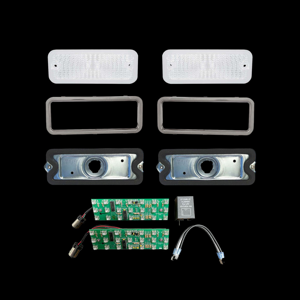 1973-79 Square Body Chevy & GMC Truck Parking Light LED Assembly With ...