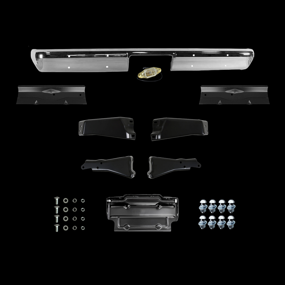1981-87 Square Body Chevy & GMC Truck Fleetside Rear Sport Bumper Kit ...