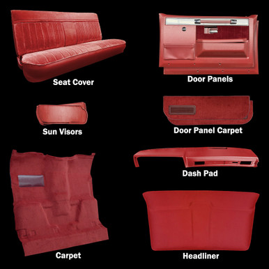 1981-87 Square Body Chevy & GMC Truck Silverado Style Interior Kit ...