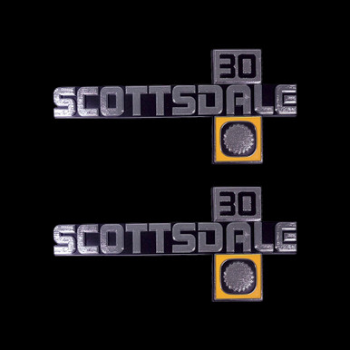 1981-88 Square Body Chevy Scottsdale Fender Emblem 30