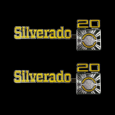 1975-80 Square Body Chevy Silverado C20 Fender Emblem
