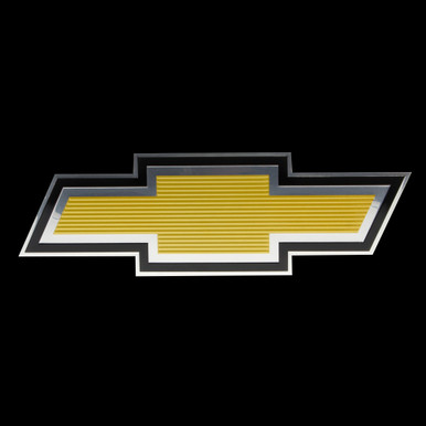 1973-74 Square Body Chevy Truck Foil Gold Bowtie Emblem For Stock Grille