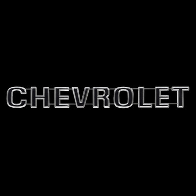 1973-80 Square Body Chevy Truck Tailgate Band CHEVROLET Emblem