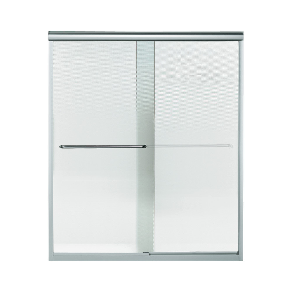 Sterling Finesse 54.625 To 59.625-In X 70.0625-In Frameless Sliding ...