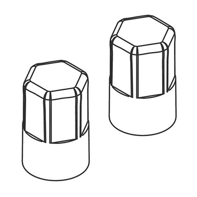 Mud Caps Set of 2