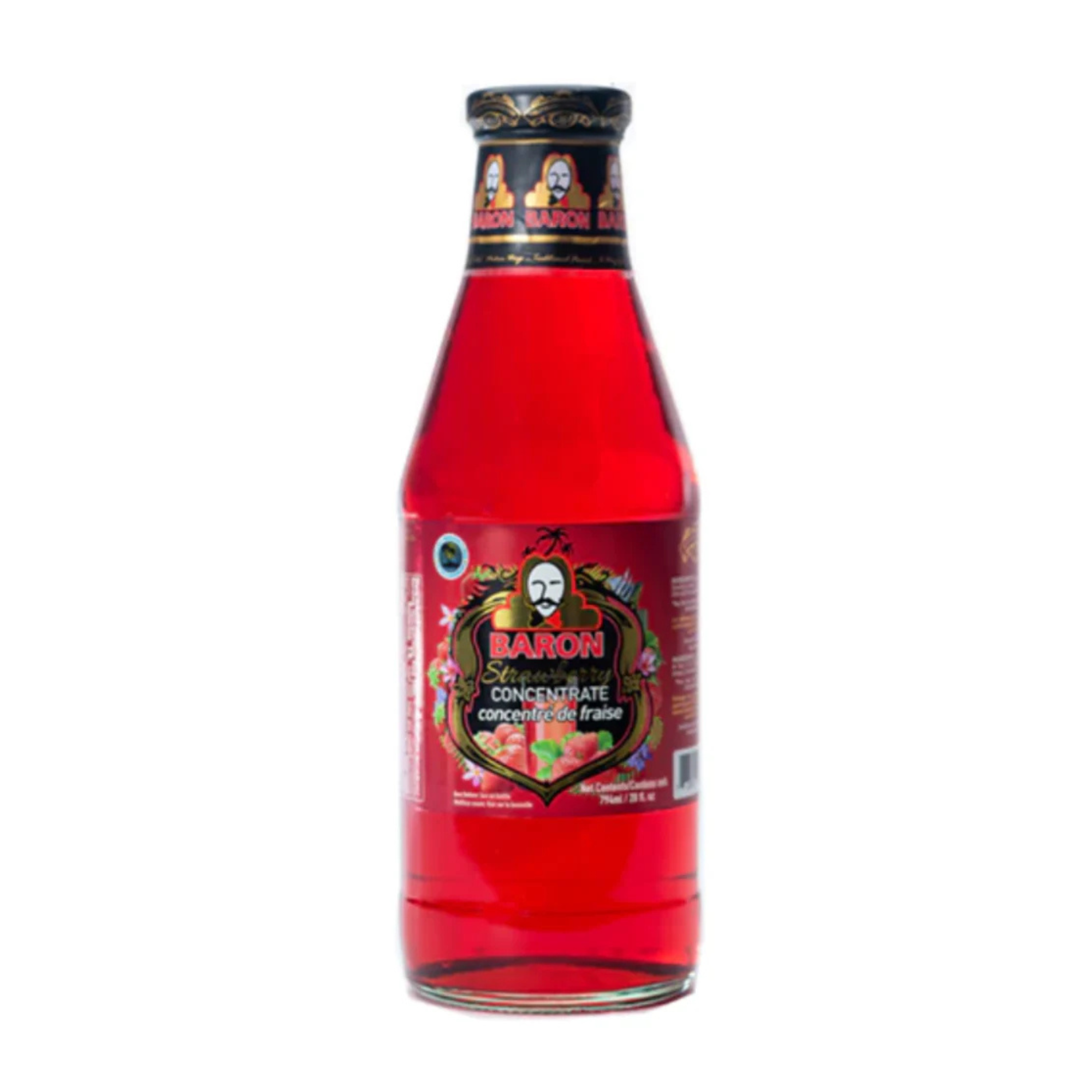 Baron Strawberry Concentrate 26oz - Trin-Jam Distributors, Inc.
