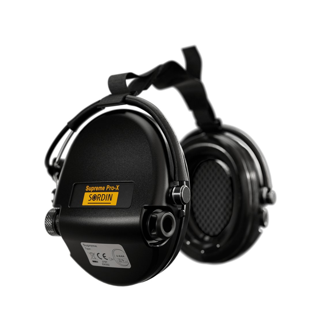Sordin Supreme | Pro-X | Neckband | Black | Electronic Earmuff - 76302 ...