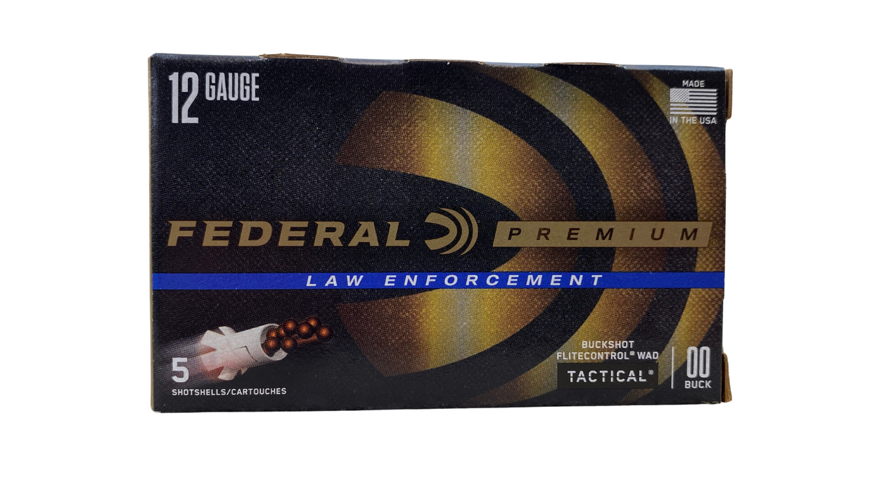 Federal Tactical LE | 12ga | 2.75" | 8 Pellet | 00 Buck - LE13300
