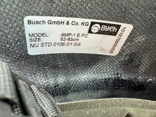 PD Trade | Busch AMP-1 E FC | NIJ IIIA+ | Black | Ballistic Helmet