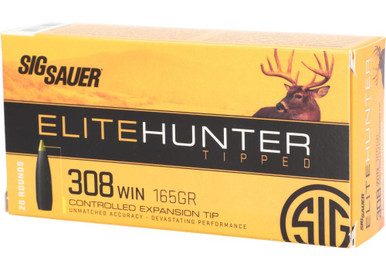 Sig Sauer Elite Tipped | 308 Win | Controlled Expansion Tip
