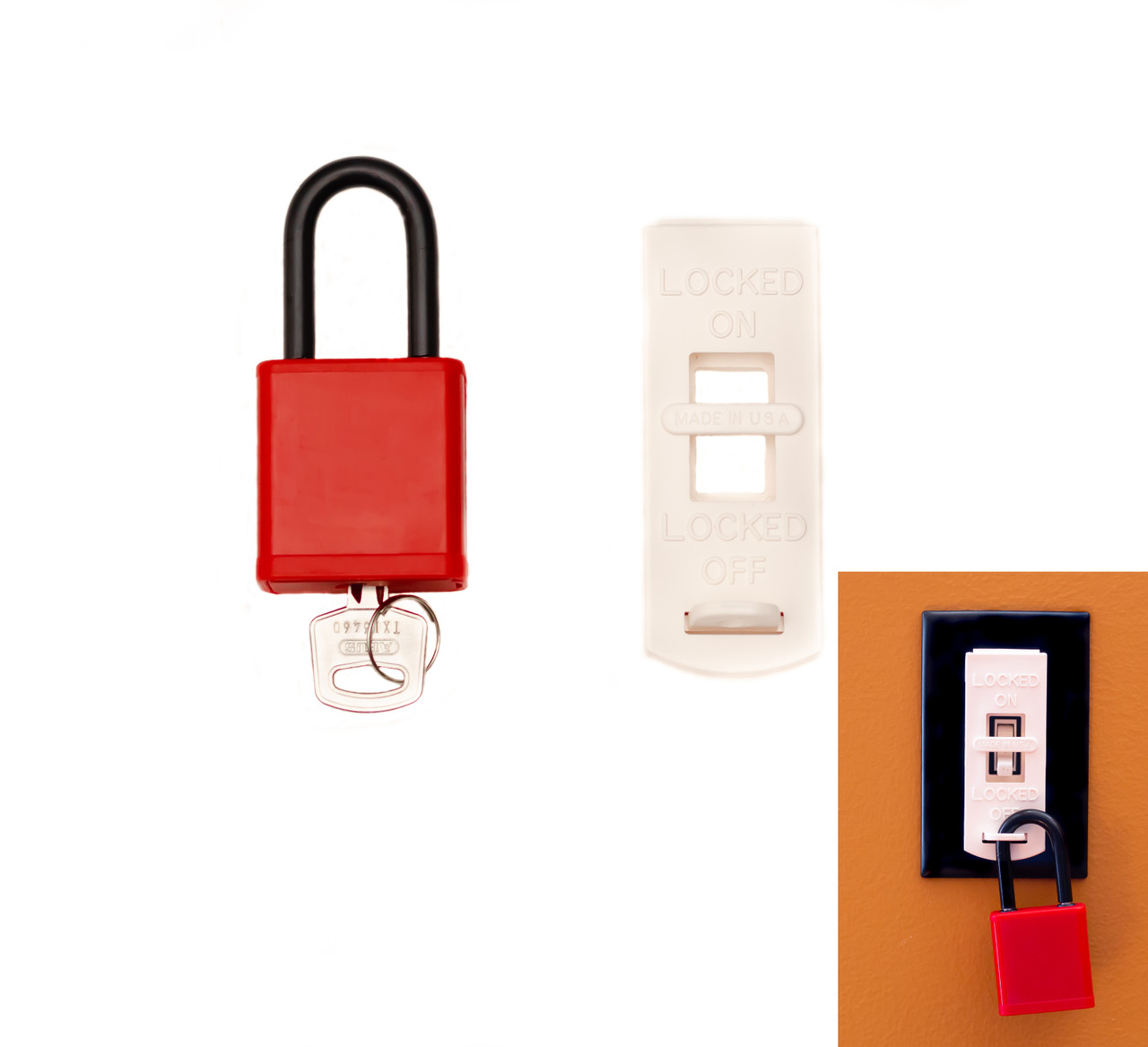 Electrical Wall Switch Lockout Set - ZING Green Safety Products