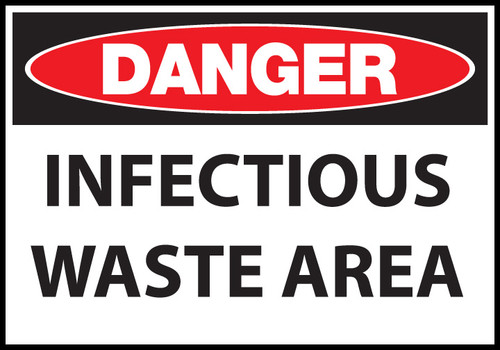 Biohazard Infectious Waste Sign - Safety Signs | Zing