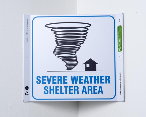 Severe Weather Corner Sign - Projecting Signs| Zing