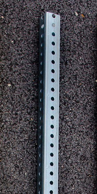 Galvanized Steel Signpost, 5' - ZING Green Safety Products