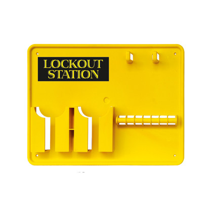 Lockout Station, Unstocked, 7 Lock Capacity - ZING Green Safety Products