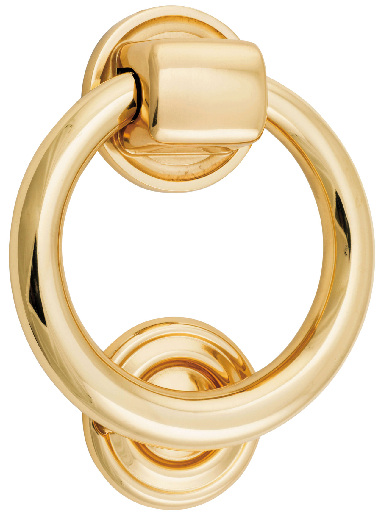 Iver Ring Door Knocker | 100mm | Polished Brass