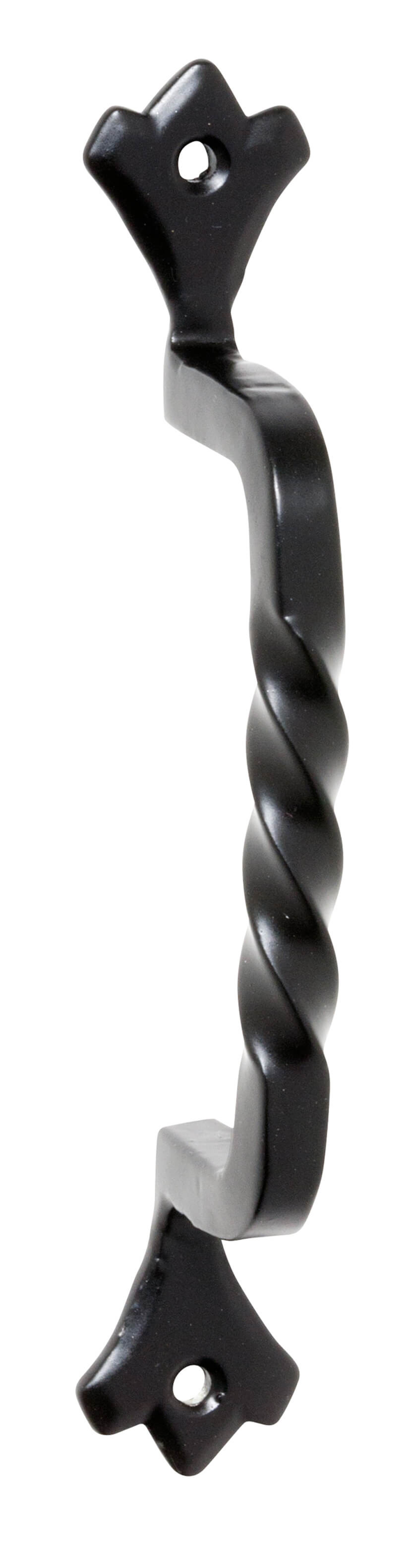 Tradco Iron Twist Door Pull Handle | 145mm | Matte Black