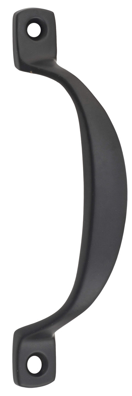 Tradco Offset Pull Handle | 100mm | Matte Black