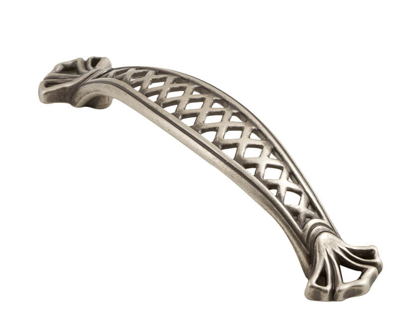 Castella Opera Cabinet Pull Handle | 96mm | Pewter