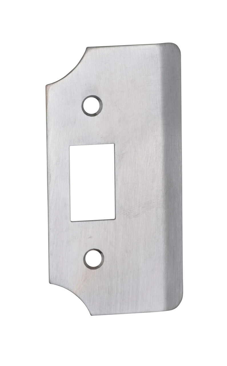 Tradco Extended Striker Plate to Suit Rebate Kit | 88 x 45mm | Satin Chrome