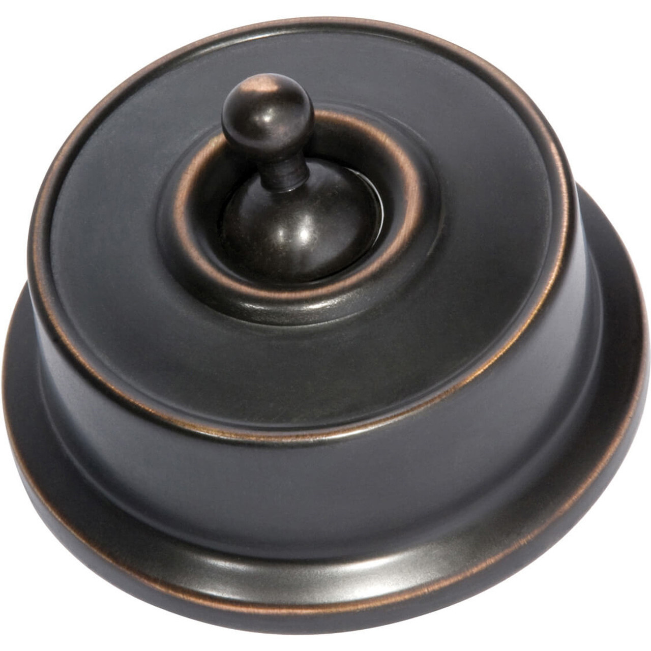 Tradco Federation Toggle Light Switch | 62mm | Antique Copper