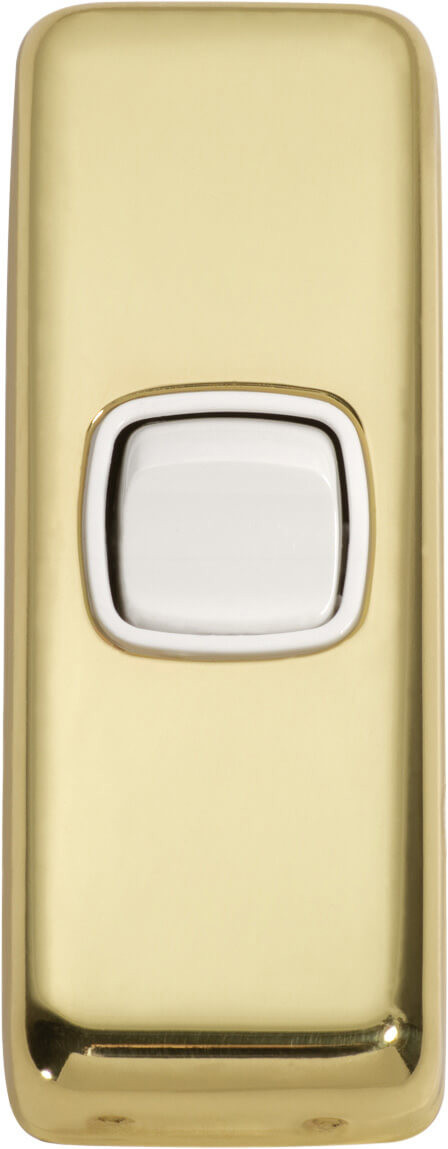 Tradco Architrave 1 Gang White Rocker Light Switch | 82 x 30mm ...