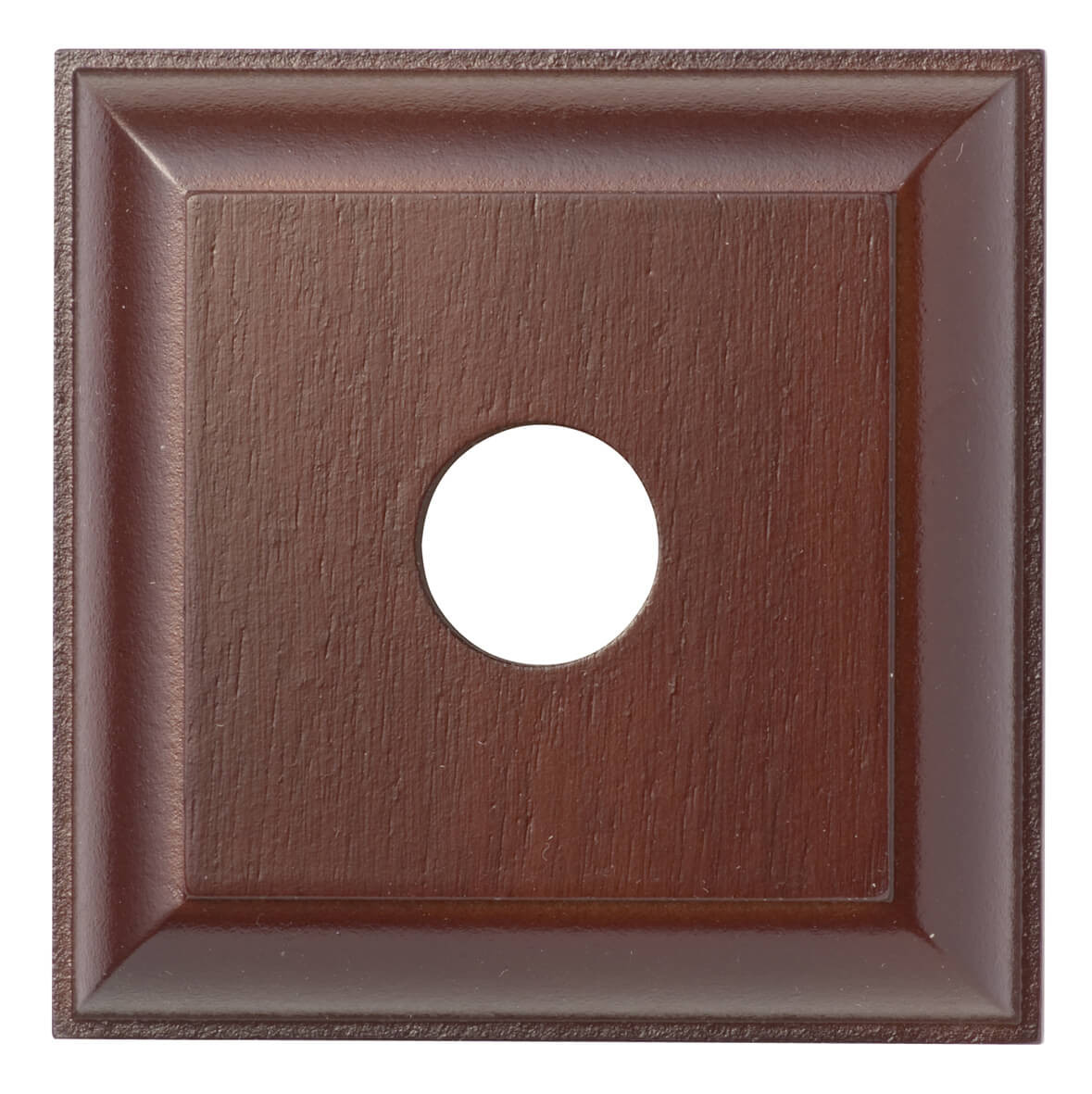 Tradco Traditional Single Switch Mounting Block | 90 x 90mm | Cedar