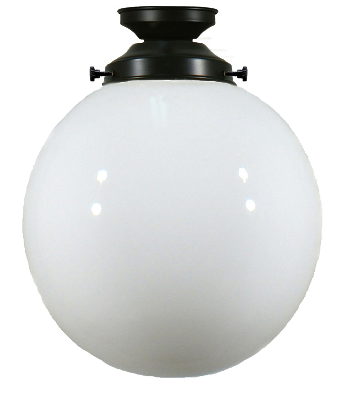 Lode Lighting DIY Batten Fix Light | 10" Sphere Glass | 280 x 250mm ...