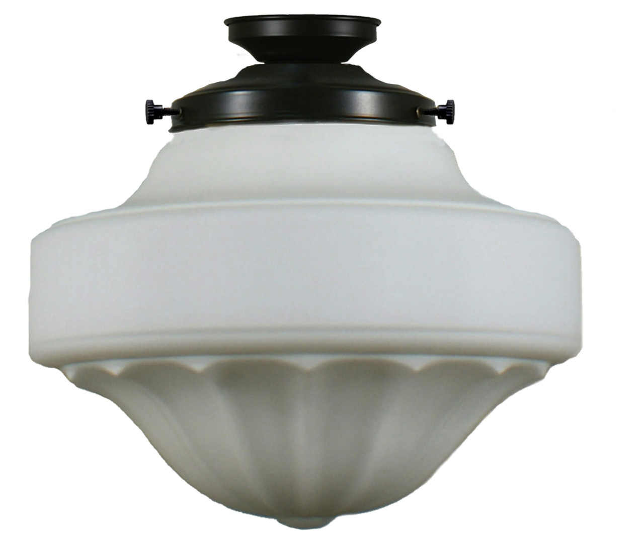 Lode Lighting DIY Batten Fix Light | 13" Derby Glass | 300 x 300mm ...