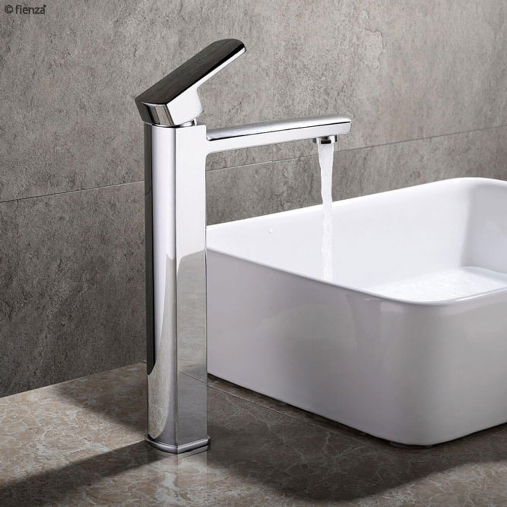 Fienza Koko Tall Basin Mixer Tap | Fixed Spout | Chrome