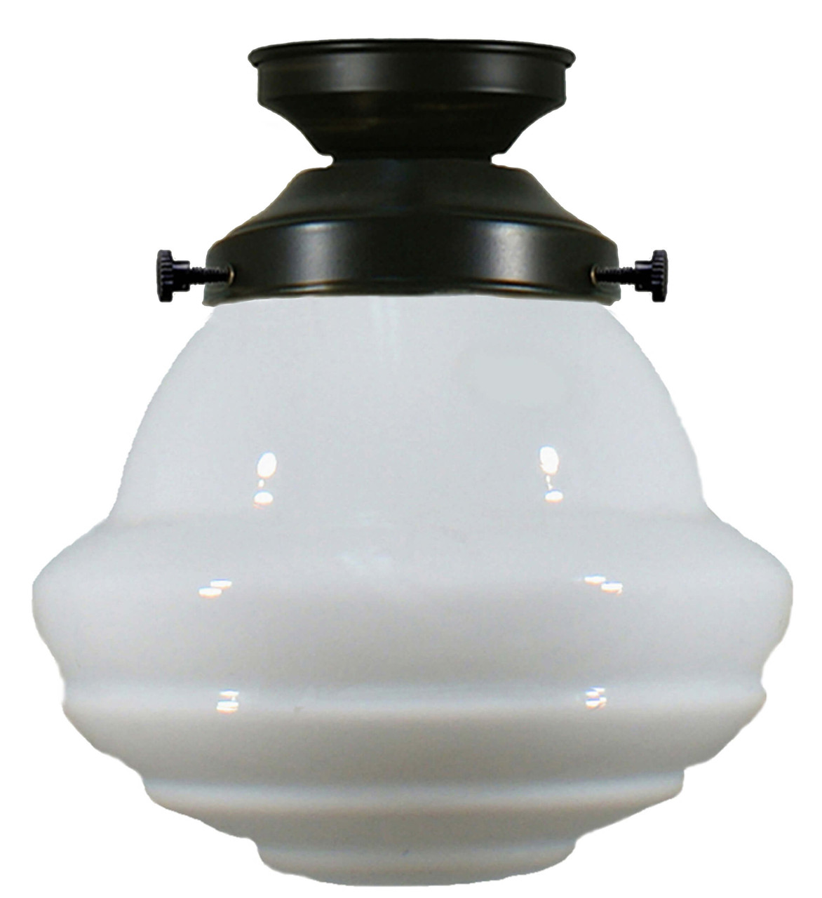 Lode Lighting DIY Batten Fix Light | 9" Parkville Glass | 210 x 230mm ...