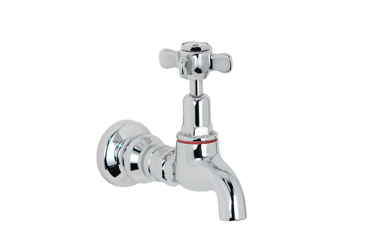 CB Ideal Heritage Wall Mounted Bibcock Tap | Female Inlet | 125mm